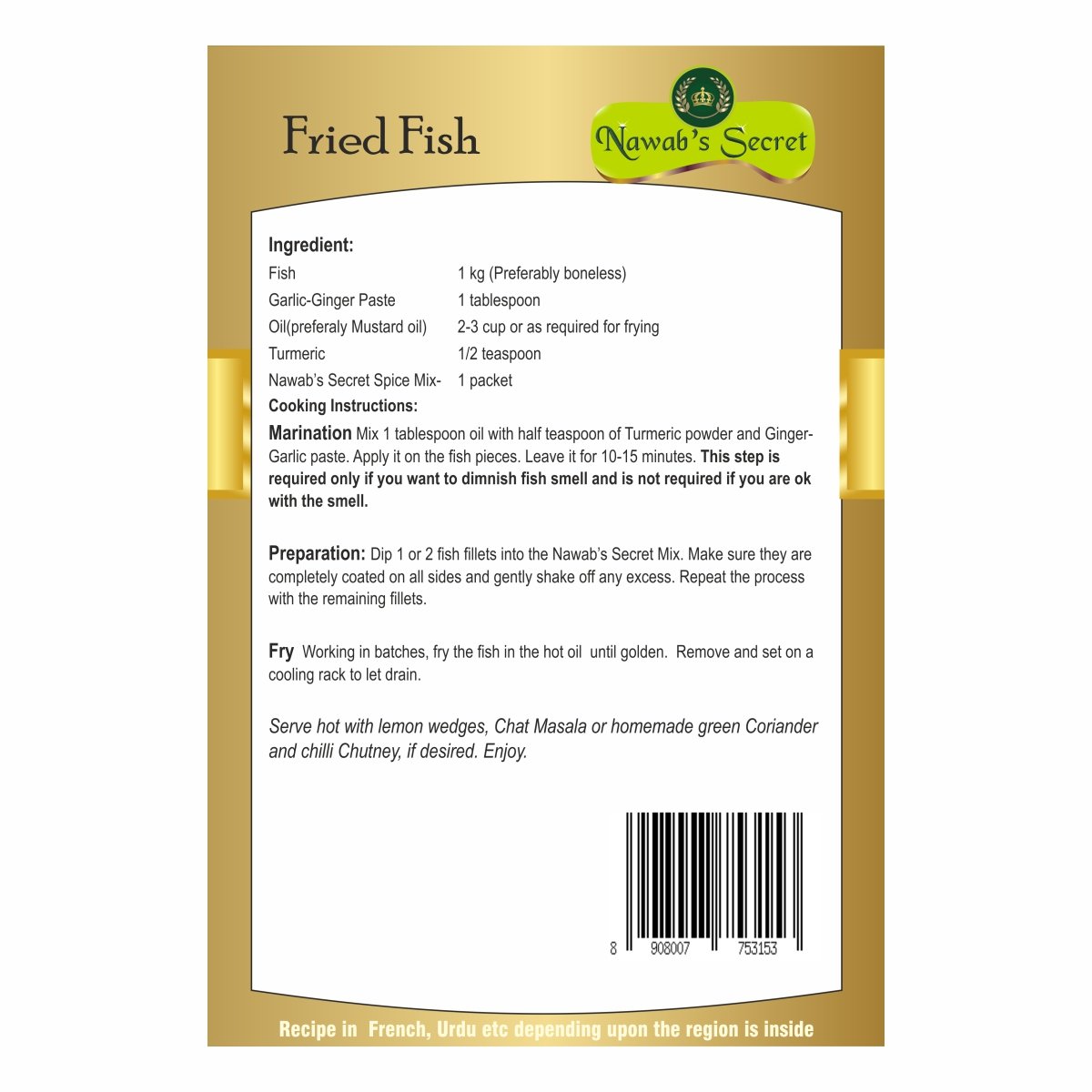 Nawab’s Secret Fried Fish – Nawab's Secret: Authentic Spice Mixes for ...